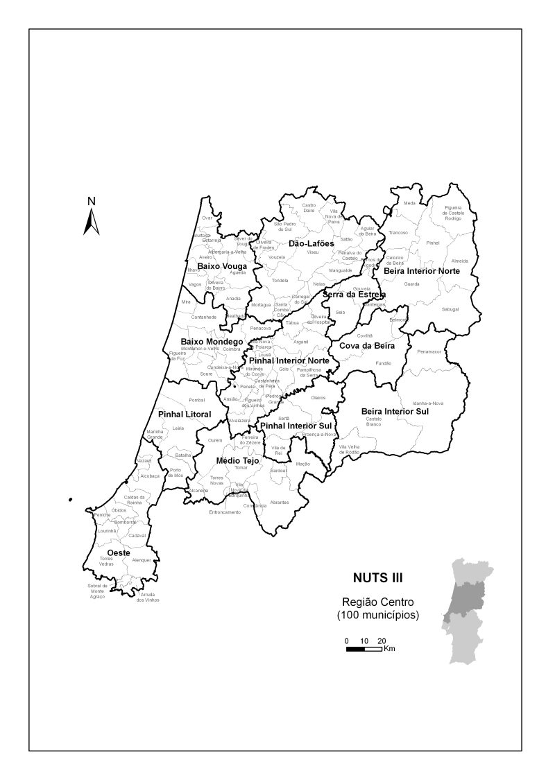 Mapas da Região Centro – ccdrc